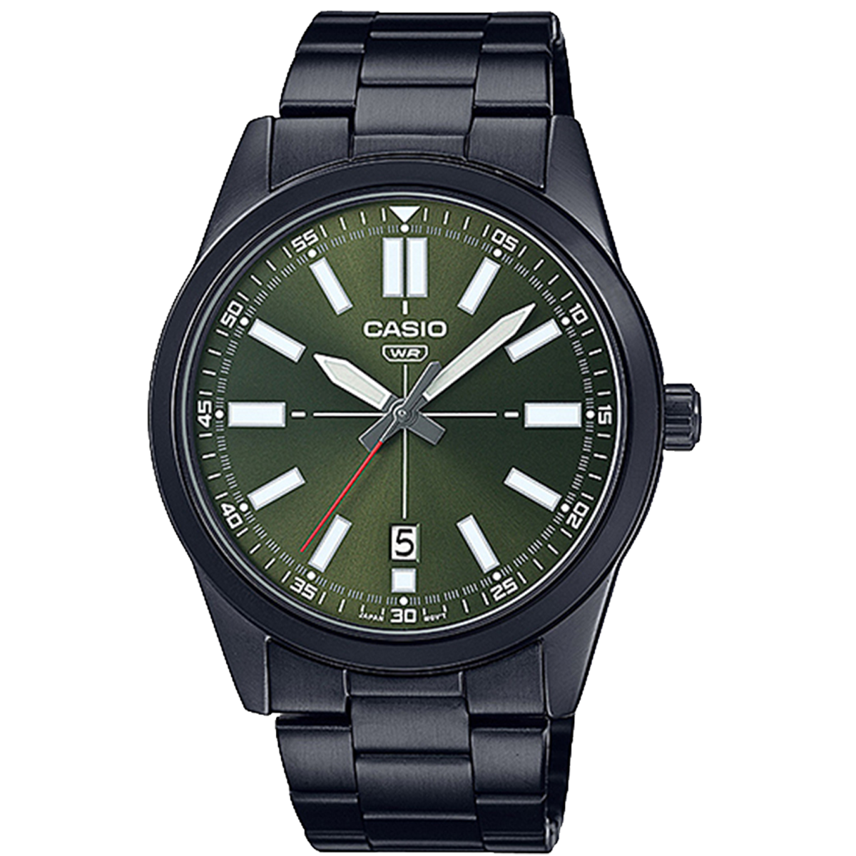 MTP-VD02B-3EUDF-RELOJ CASIO METAL 100% ACERO DOBLE HORA ...